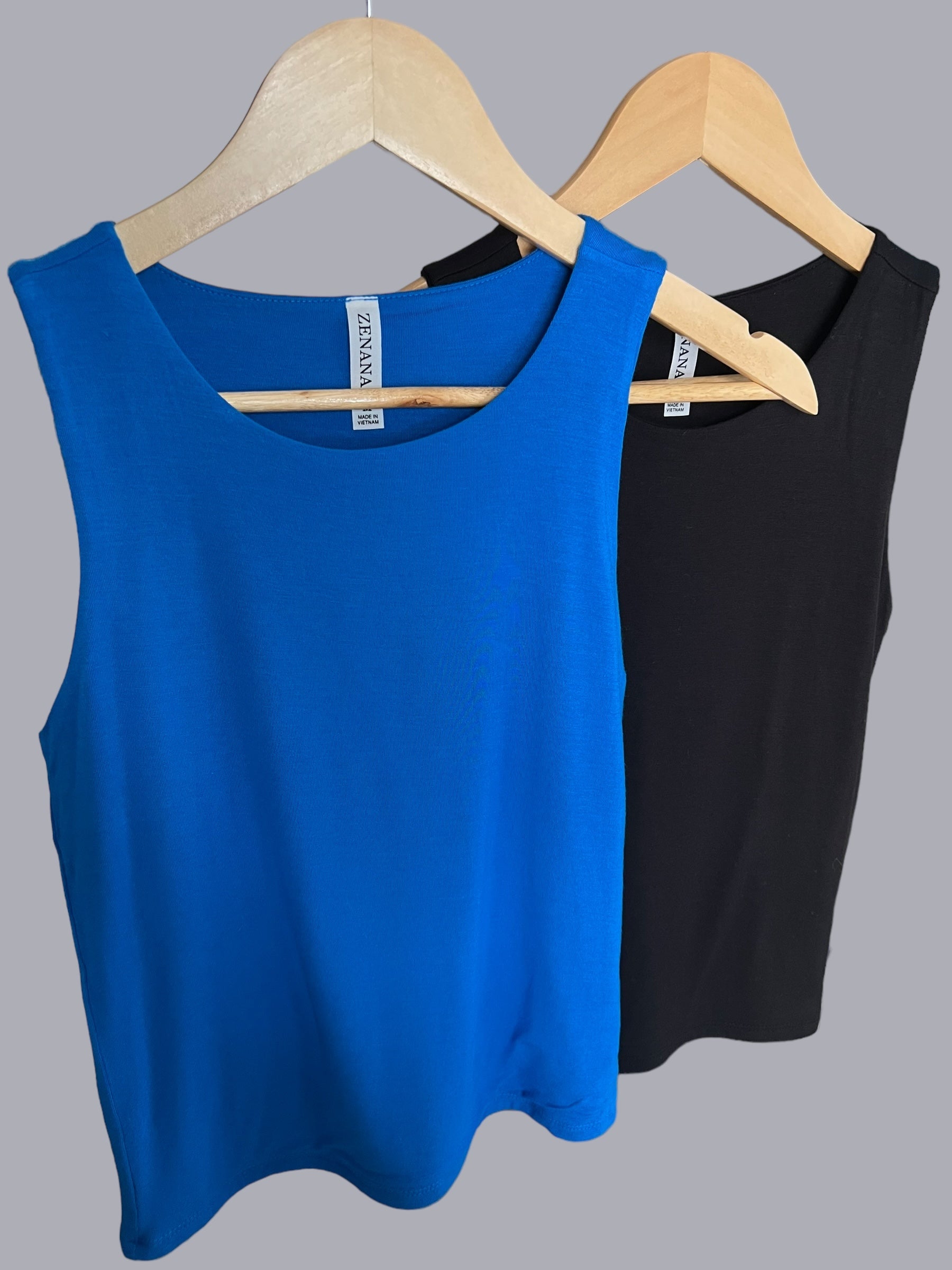 Double Layered Basic Tank – Bleu Lotus Boutique